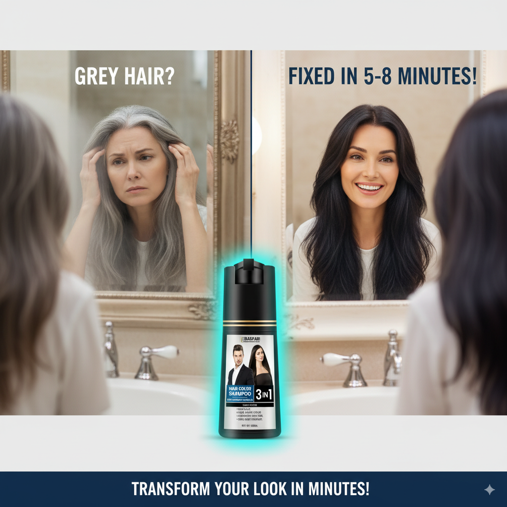 3-in-1 Hair Color Shampoo, Color & Conditioner – Ammonia-Free, Fast ...